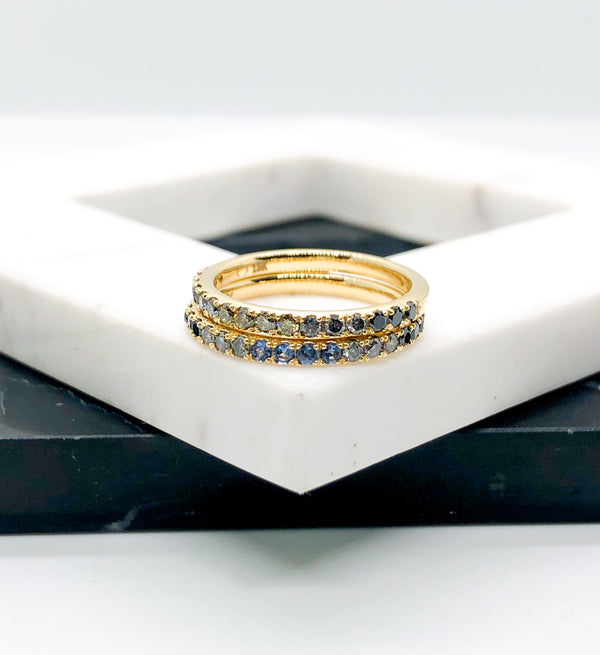 Precita Natural Olive Diamond Ring – OctaHedron Jewelry