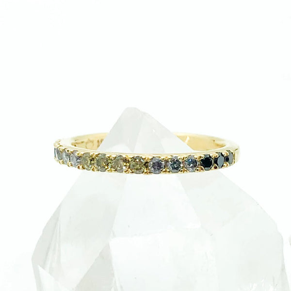 Precita Natural Olive Diamond Ring – OctaHedron Jewelry